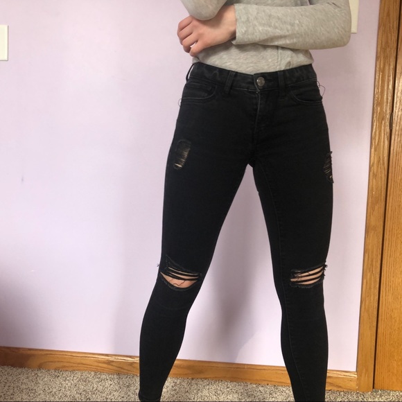 SO | Jeans | Ripped Black Skinny Jeans | Poshmark